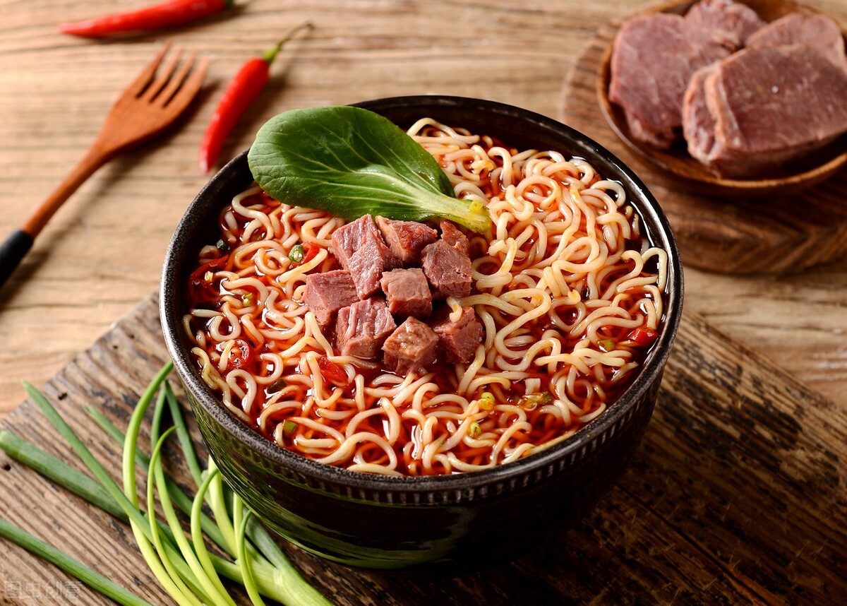 There are flavor additives and preservatives in the instant noodles ...