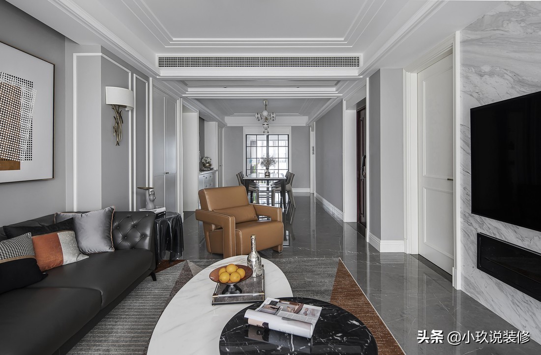 140 square meters of modern four-bedroom, simple and generous space ...