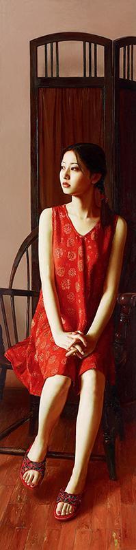 Realistic oil painting representative Li Guijun Character Oil Painting ...