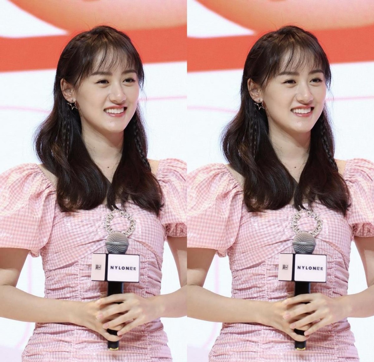 Yuan Bingyan's figure is really flawless, she wears a princess dress to ...