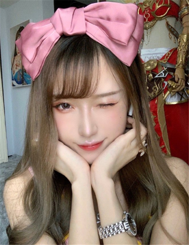 Fu Tuan Er Xiu electric eyes pink cute, Mozi cyberpunk is too A ...