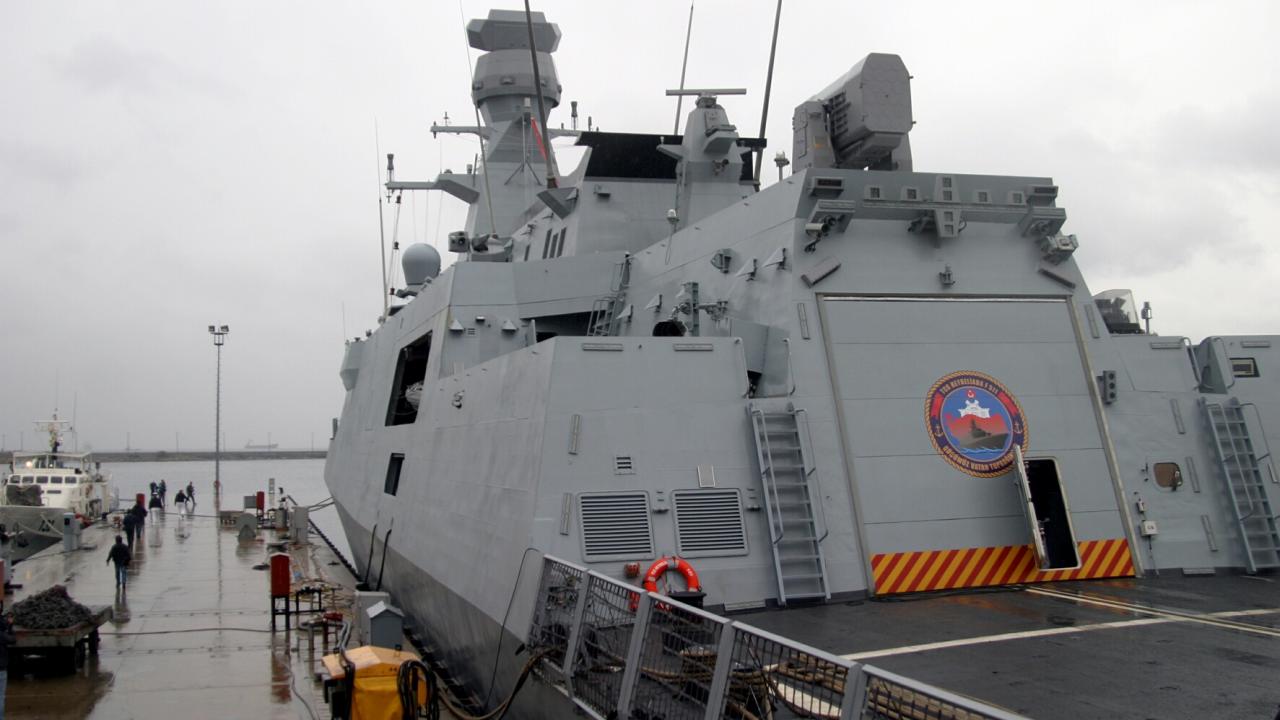 Littoral combat ship island-class frigate of the Ottoman Empire with ...