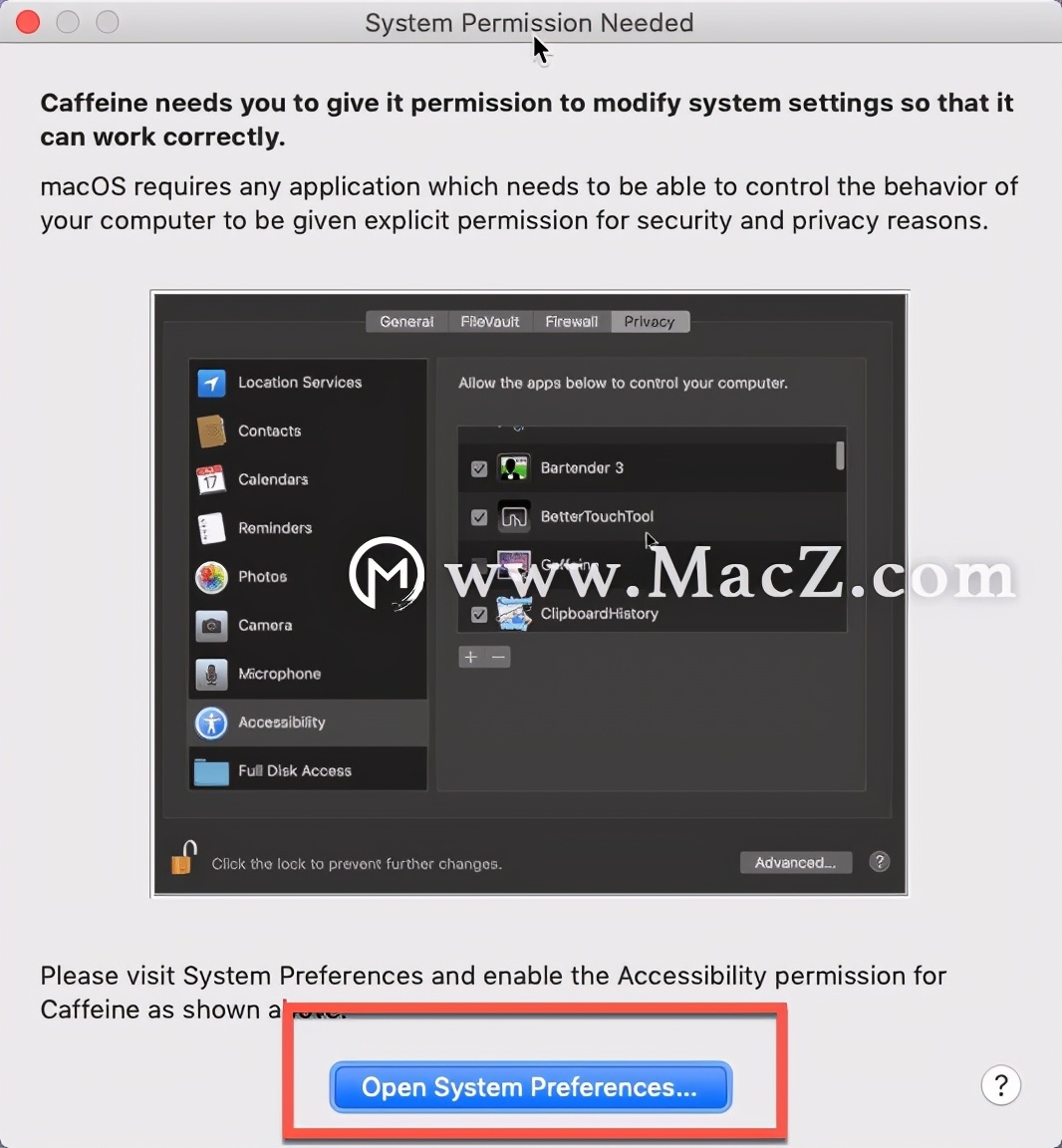 Caffeine for Mac(防休眠軟件) - 資訊咖