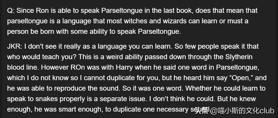 "Harry Potter": How did Dumbledore learn the snake language without ...