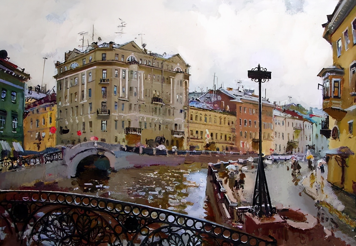 Lieutenant Art: This Ukrainian painter Anatoni's landscape oil painting ...