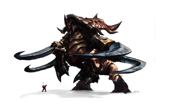 How did the size of the Thunder beast in StarCraft fit into the belly ...