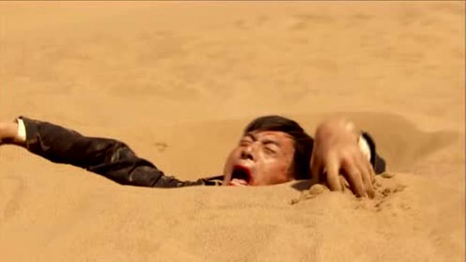 Quicksand can eat people?Unless you struggle desperately, gentle ...