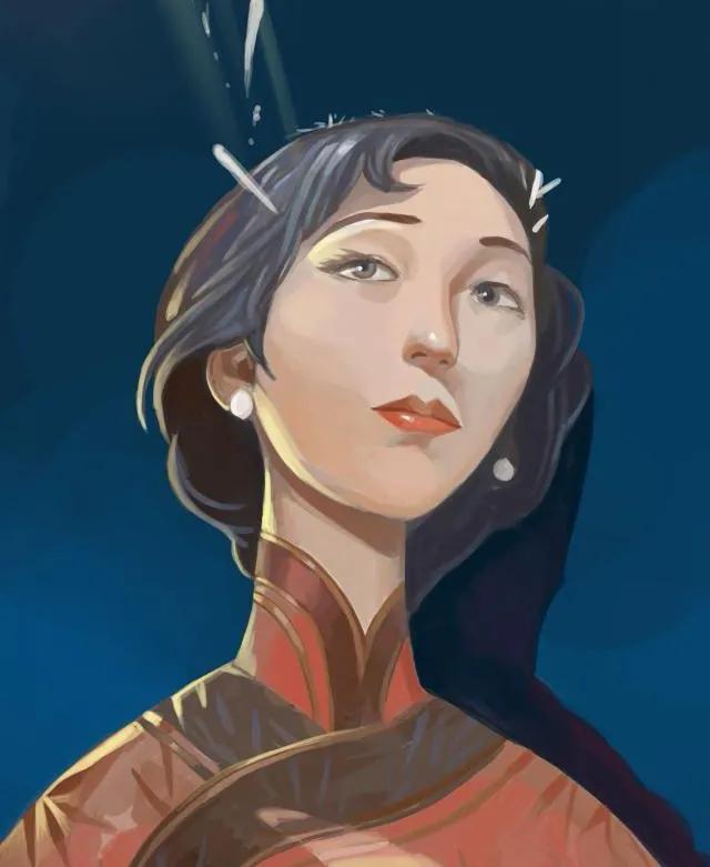 Zhang Ailing's stepmother, Sun Yongfan, the seventh lady of the Premier ...