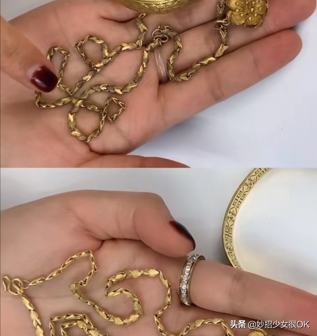 Do not go to the gold shop to clean gold jewelry. Be careful of being ...