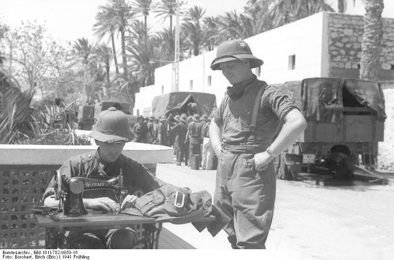 One of the fighting strength guarantees of the African Legion: German ...