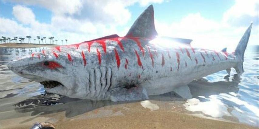 The deadly killer of the ocean debuts, "Ark Survival Evolved" Megalodon ...