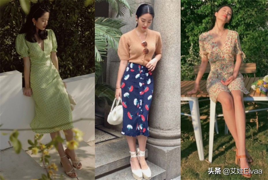 Yang Caiyu walks in the garage, wearing long-sleeved "awl boots" with ...