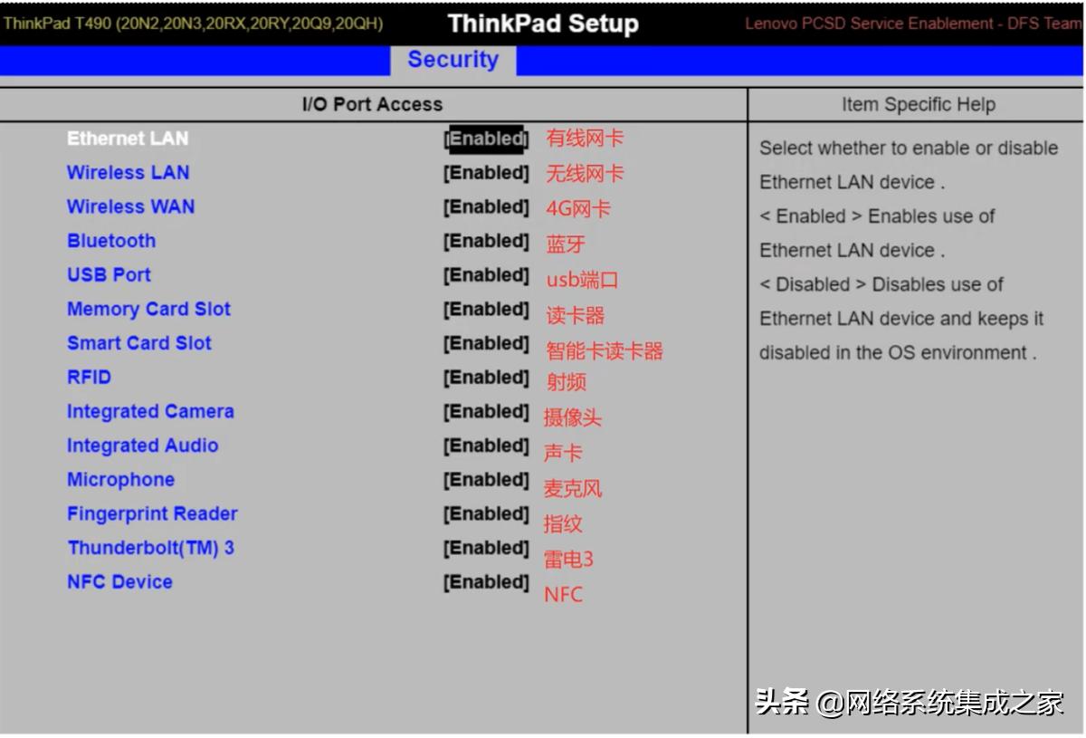 Lenovo BIOS Chinese-English Translation Comparison - iNEWS