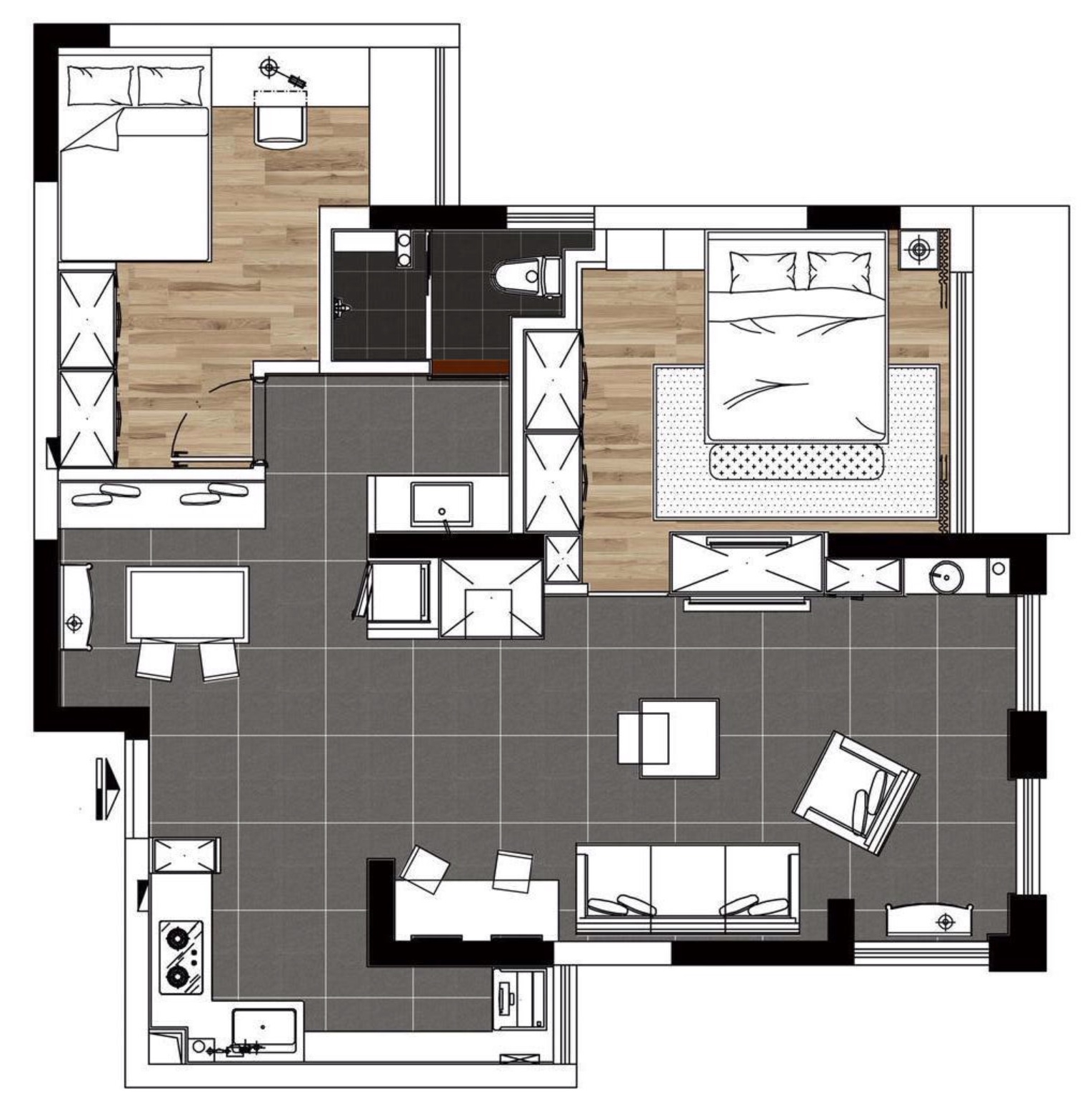 86 square meters modern and simple beautiful house, subvert your ...