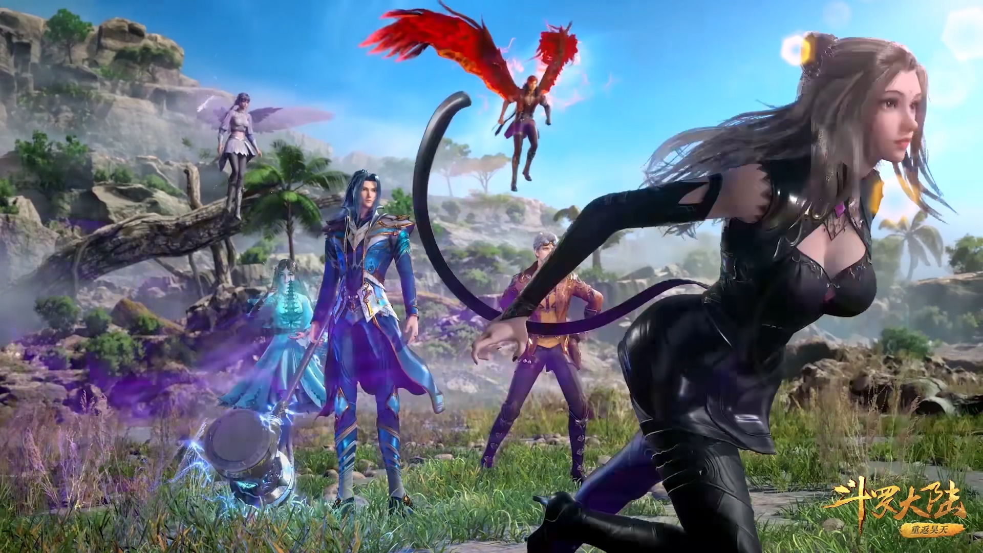 Douluo Continent: Ma Hongjun opens the field of phoenix, Mu Zhu Wuhun ...