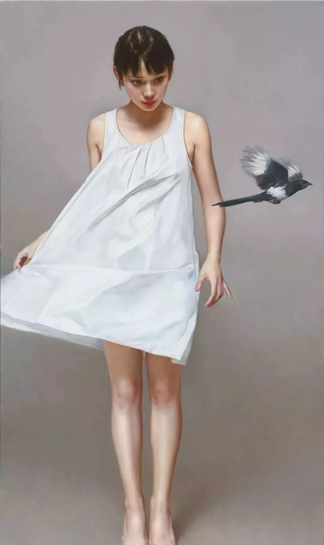 Realistic oil painting representative Li Guijun Character Oil Painting ...