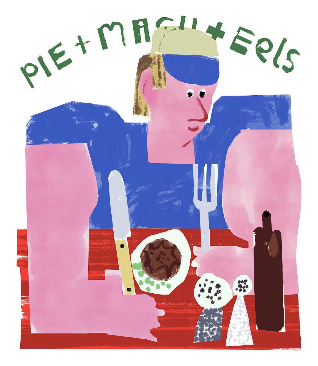 Illustrator Nicolas Burrows collage style appreciation - iNEWS