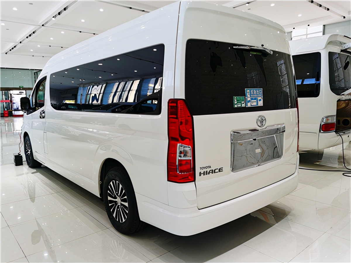 Imported 9-seater version of Toyota Hiace, upgraded Alpha seats, luxury ...