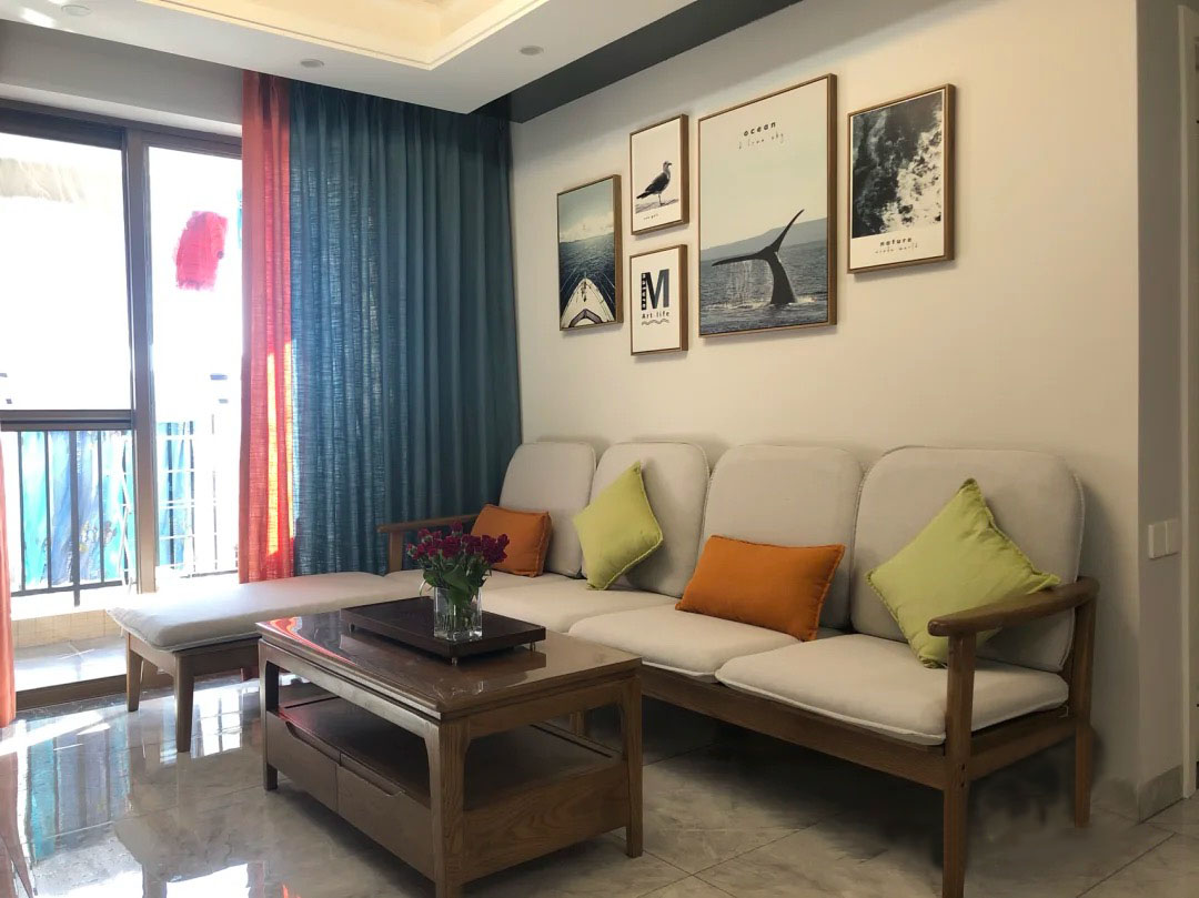 89 square meters small three-bedroom, one year after renovation ...