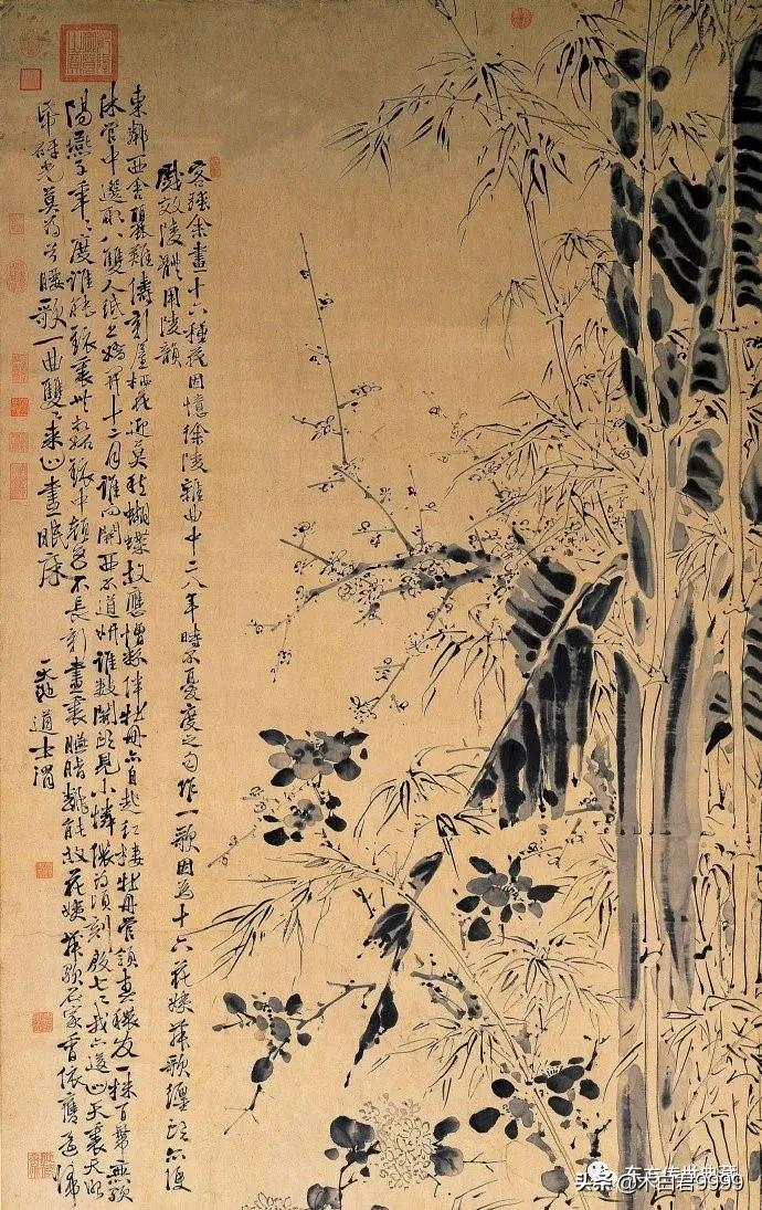 Ming. Appreciation of Xu Wei's "Flower and Bamboo" - iMedia