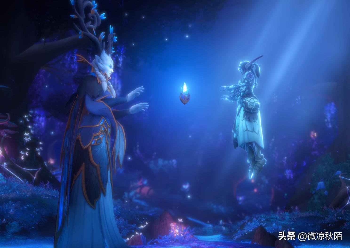 World of Warcraft: Elune "blackened", sit and watch Teldrassil burned ...