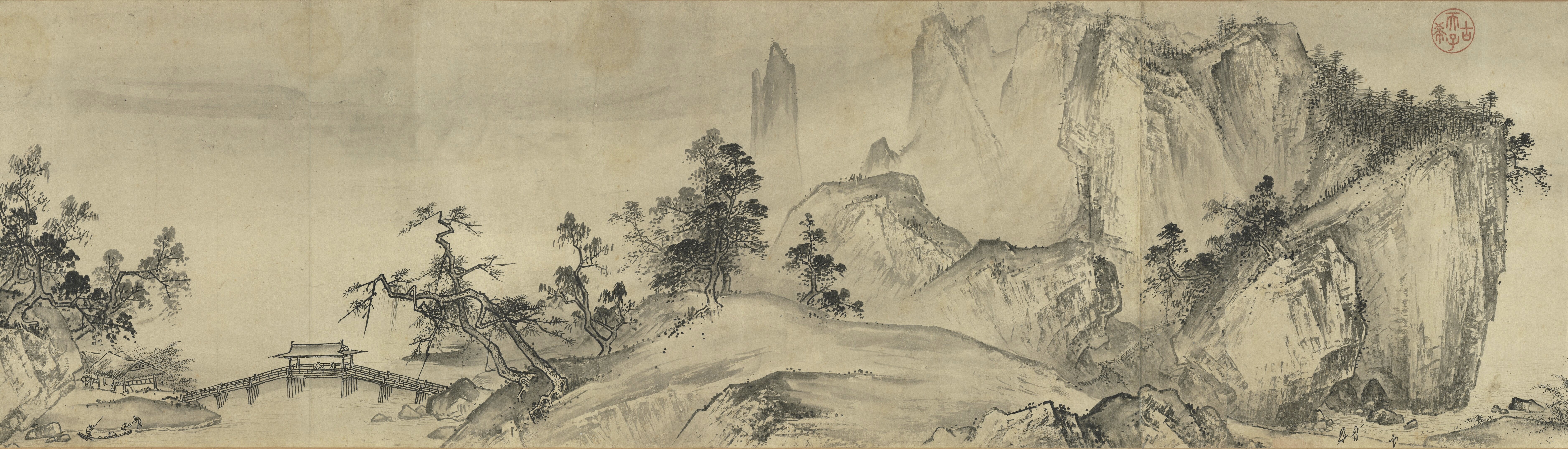 Xia Gui's most prestigious landscape scroll - iMedia