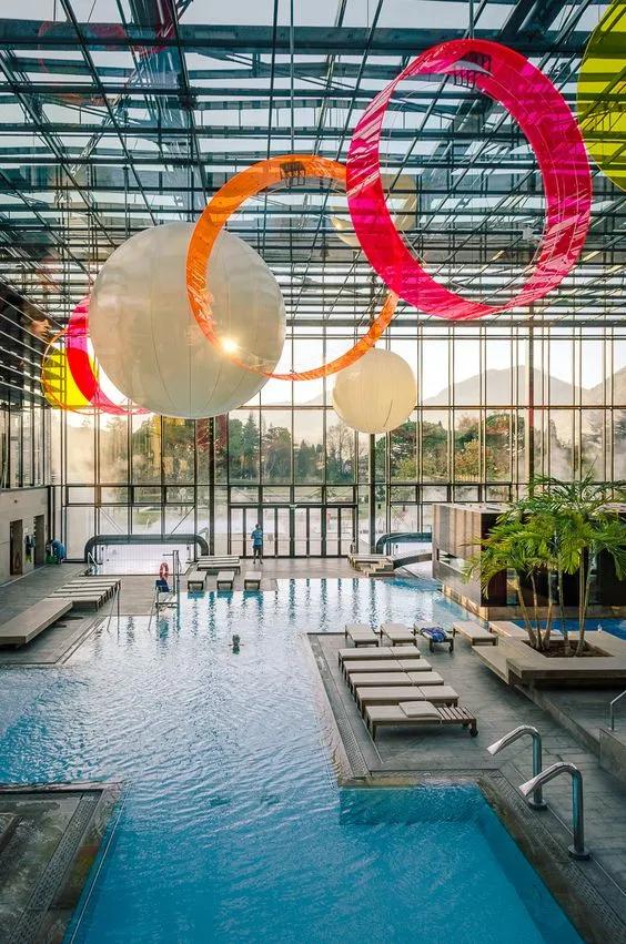 Yijia Design│Hypertherapy•Beautiful Park: Merano Thermal Baths, Italy ...