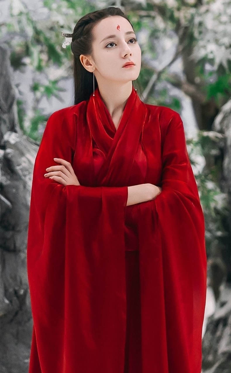 Di Lieba's red costume style, Bai Fengjiu, Lie Ruge, Fox Demon Little ...