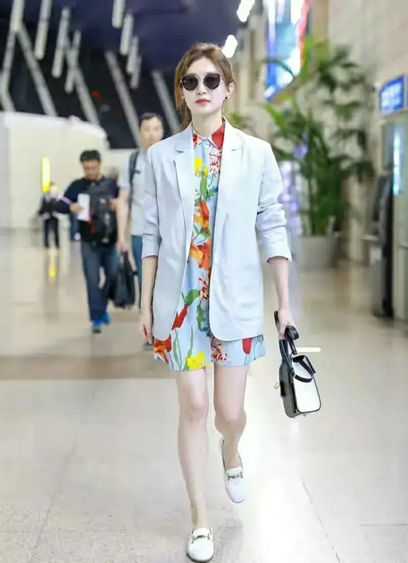 "Wan Yan Xueba" Jiang Shuying Hao A, western-style printed skirt with ...