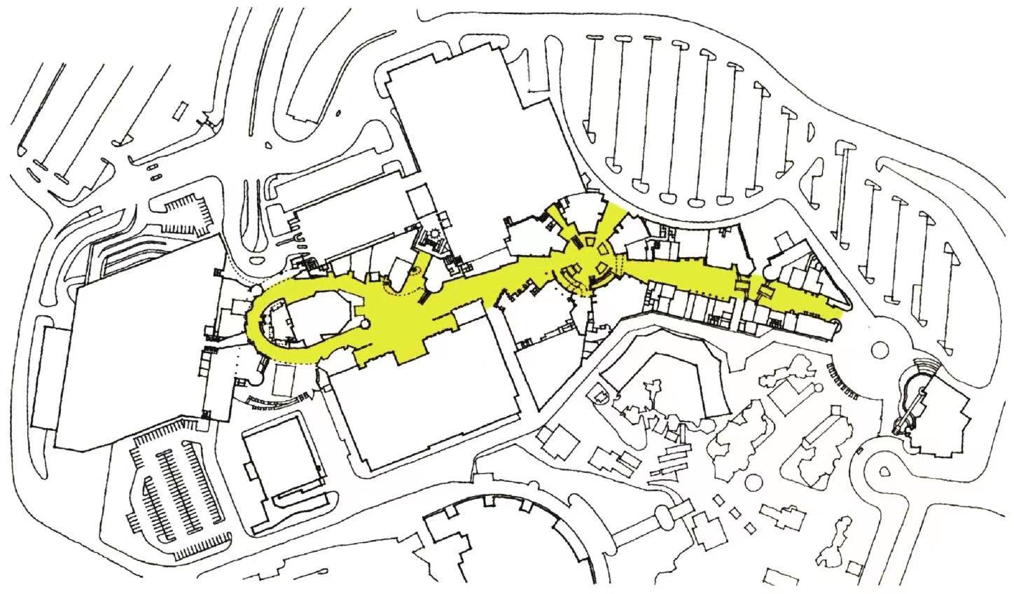 Spatial layout organization of commercial complex - iMedia