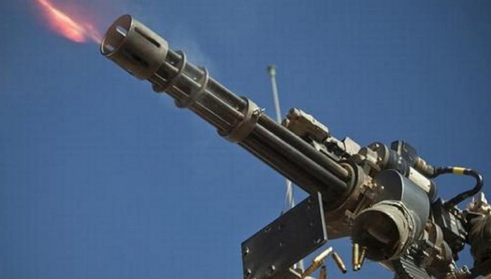 The improved Gatling can shoot more than 7000 rounds per minute and can ...