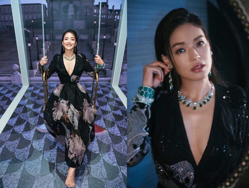 Actress's live photos of the same event are released!Shu Qi's makeup is ...