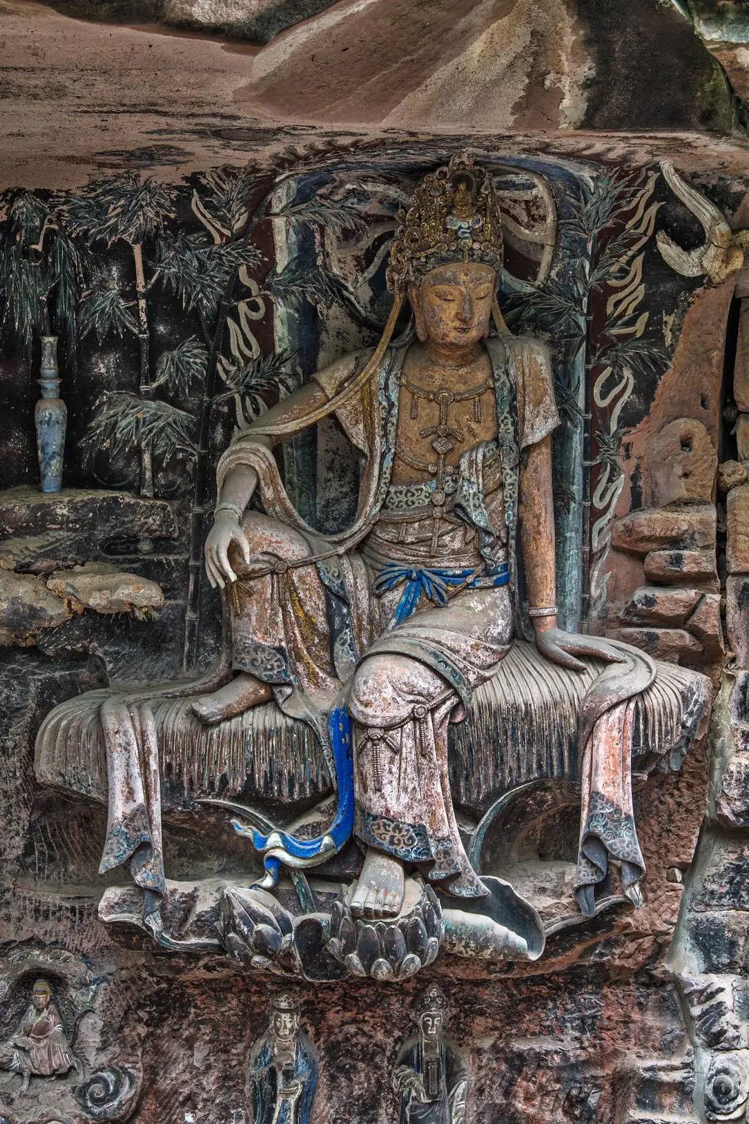 Known for "ancient, multitude, refined and beautiful", Anyue Rock ...