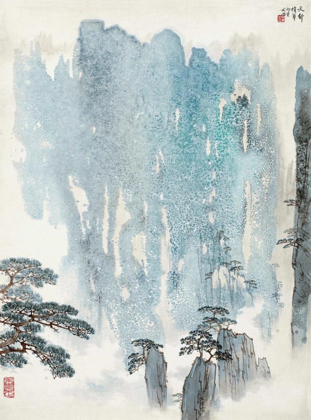 Song Wenzhi splashed colorful landscapes, making people intoxicated - iNEWS