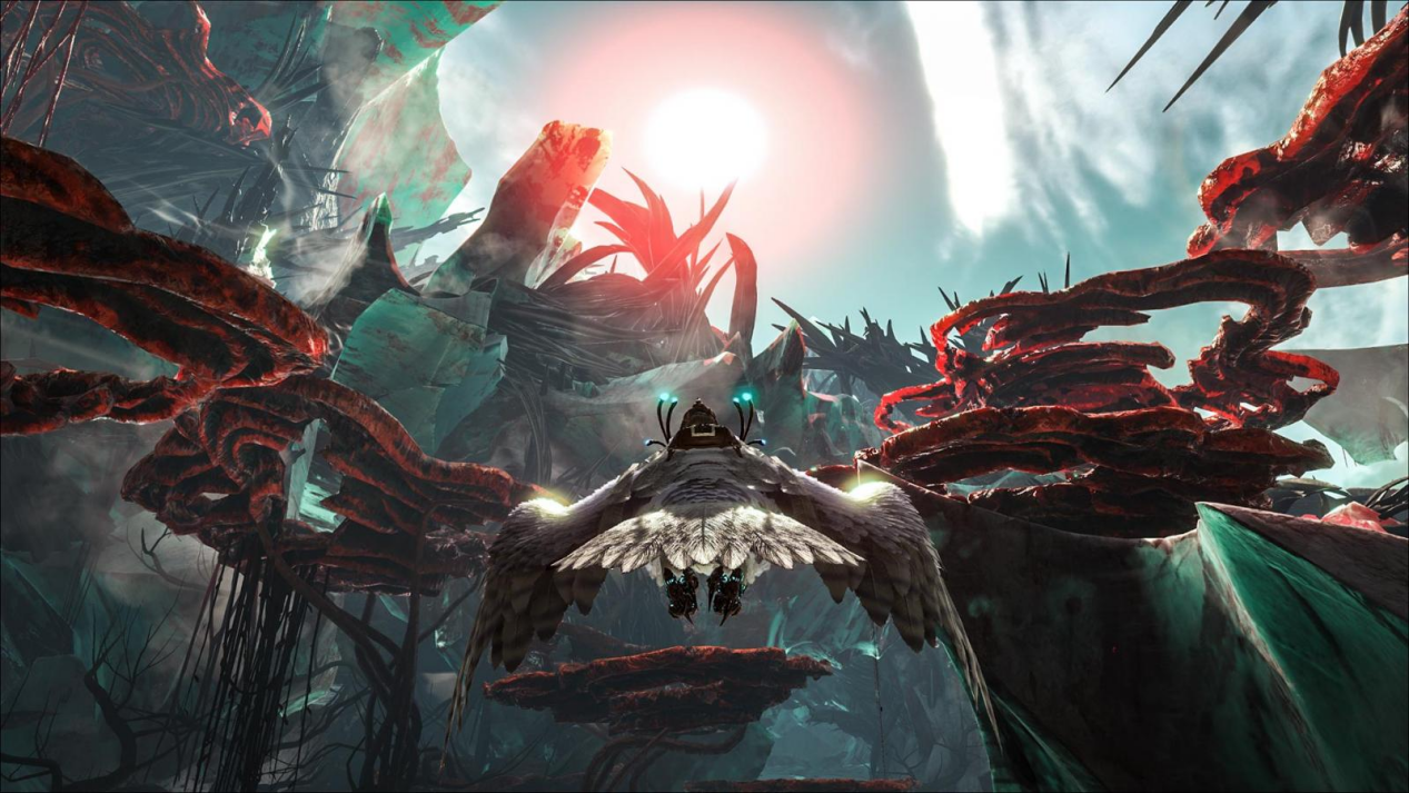 The cargo plane in the world of dinosaurs, "Ark Survival Evolved", the ...