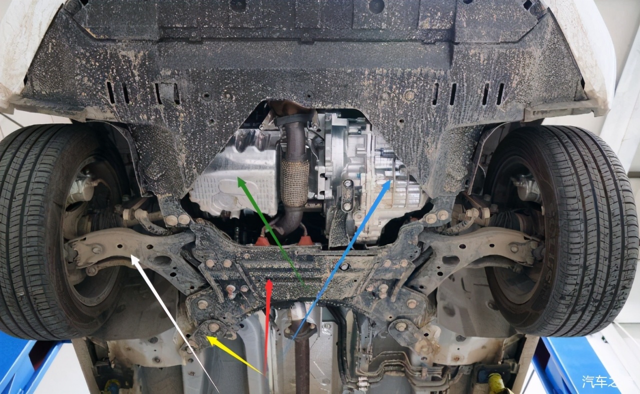 Dismantling a 5,000-mile BYD car, seeing the chassis and suspension ...