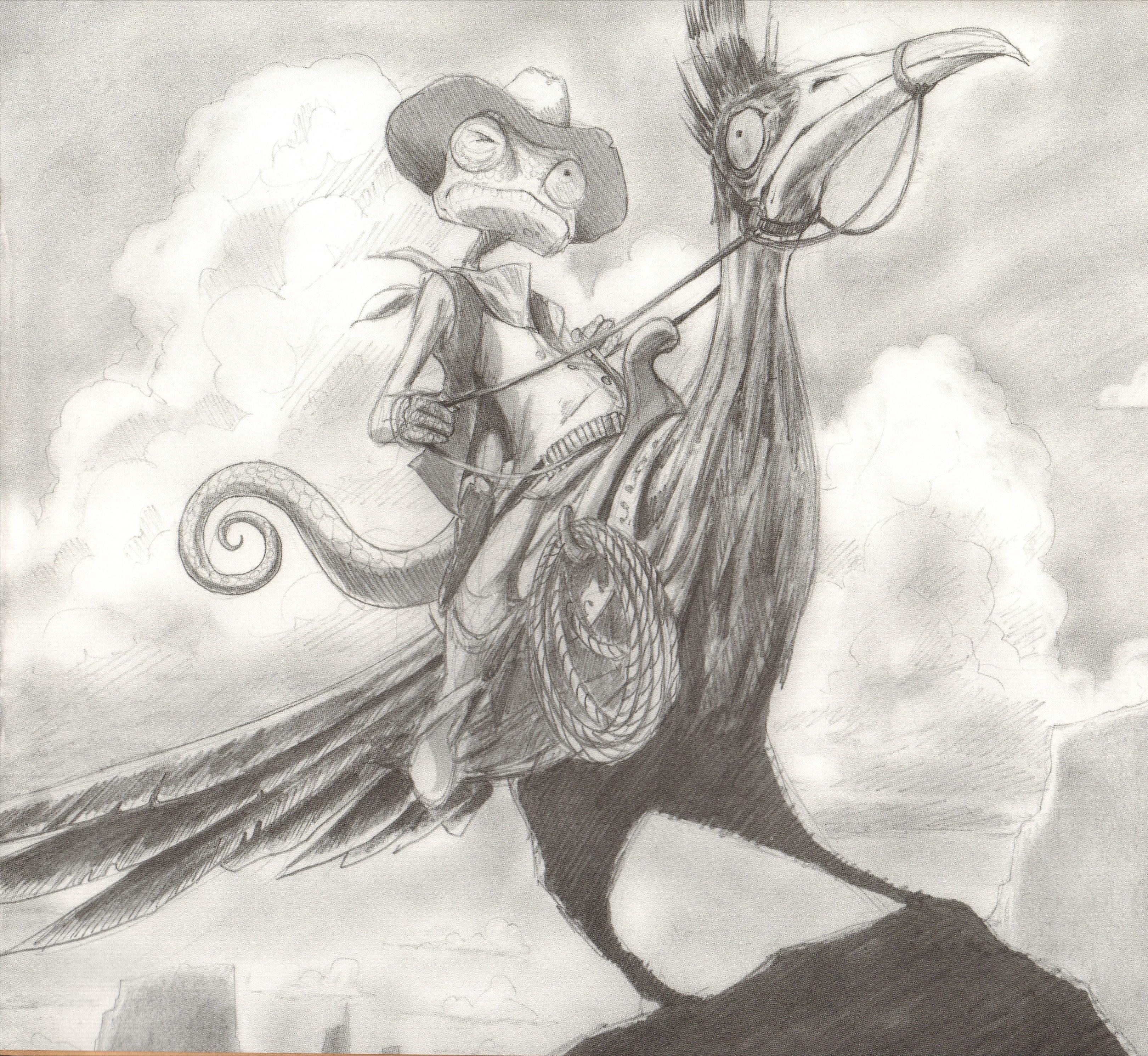 The production and character design of "Rango", one of the best ...