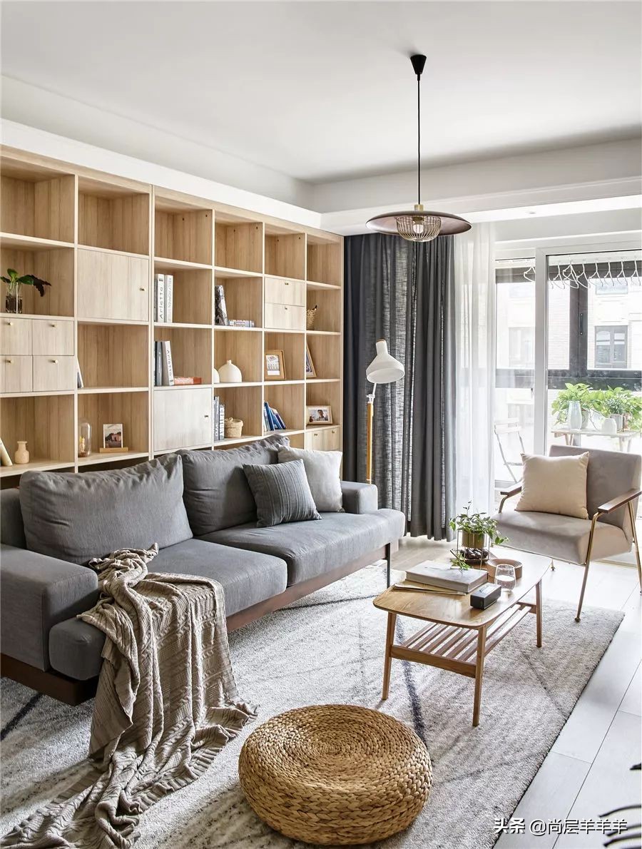 90 square meters of simple MUJI style, warm wood feel, Japanese style ...