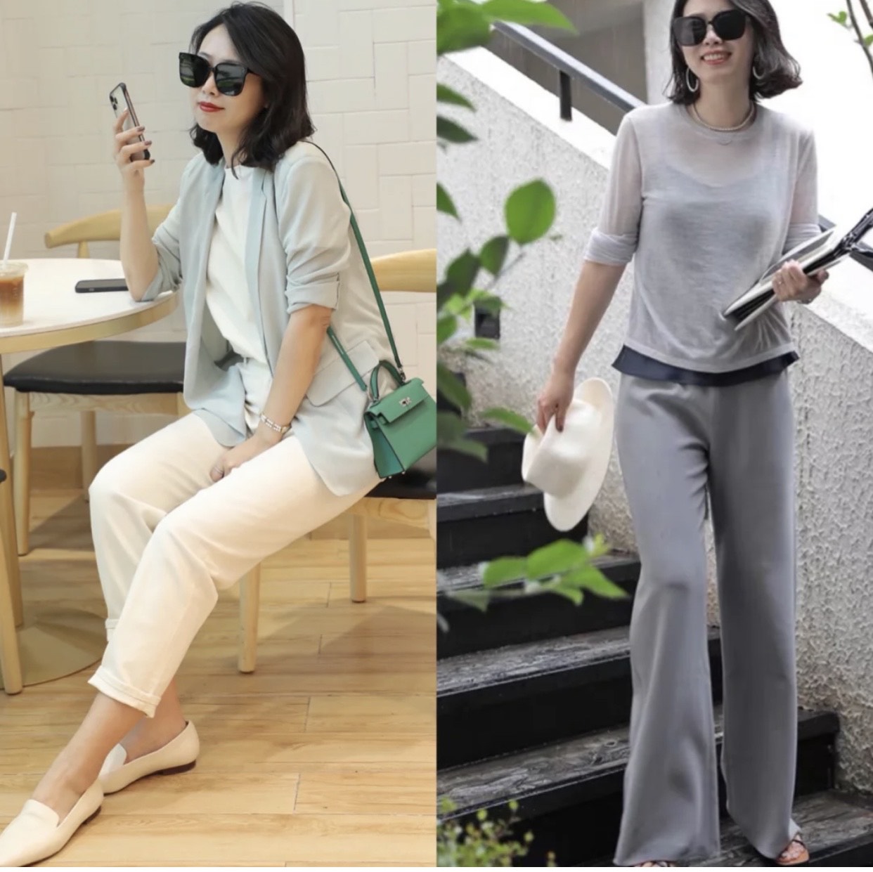 Middle-aged women look good in this way, simple and generous summer ...