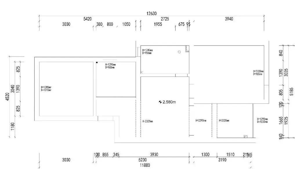 63 square meters of dilapidated and old house is converted into a ...