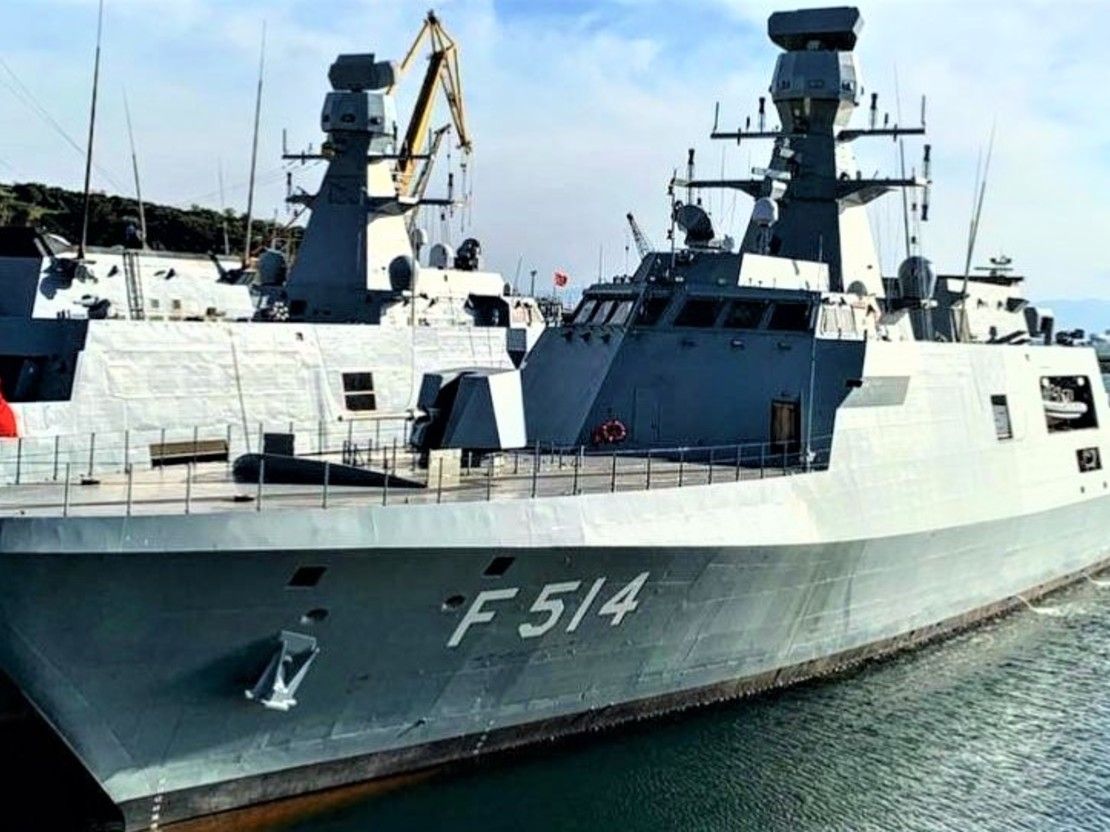 Littoral combat ship island-class frigate of the Ottoman Empire with ...