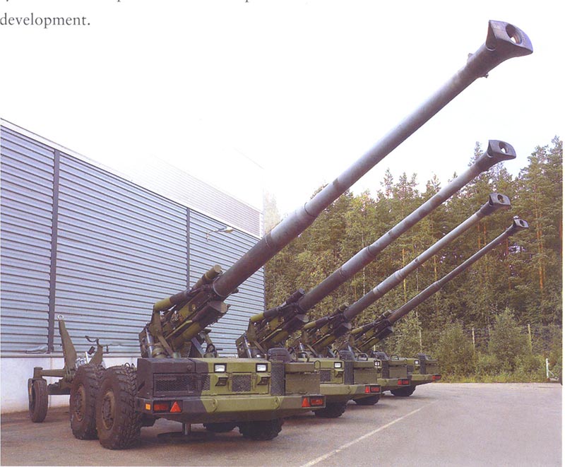 Small country-made cannon - Finnish 155K98 155mm howitzer - iNEWS