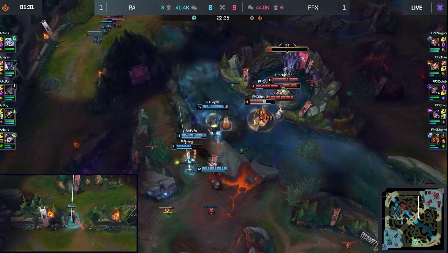 FPX2:1RA!The commentators of Doinb's famous scenes all lamented that Niu Bao proved that ...