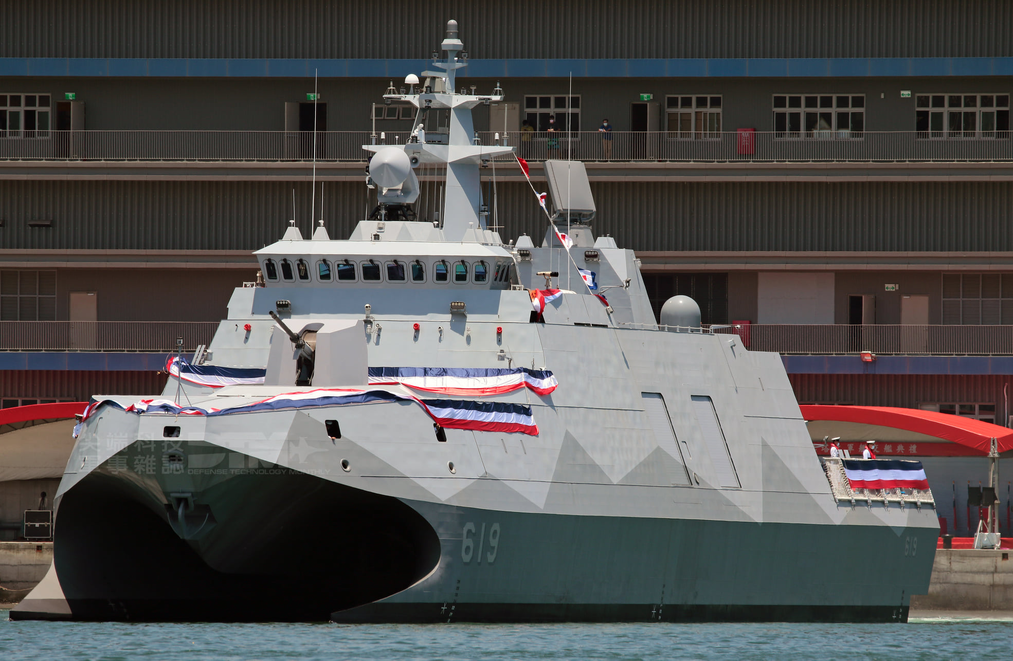 The mass-produced "Taiwan version 022" guided missile boat was ...