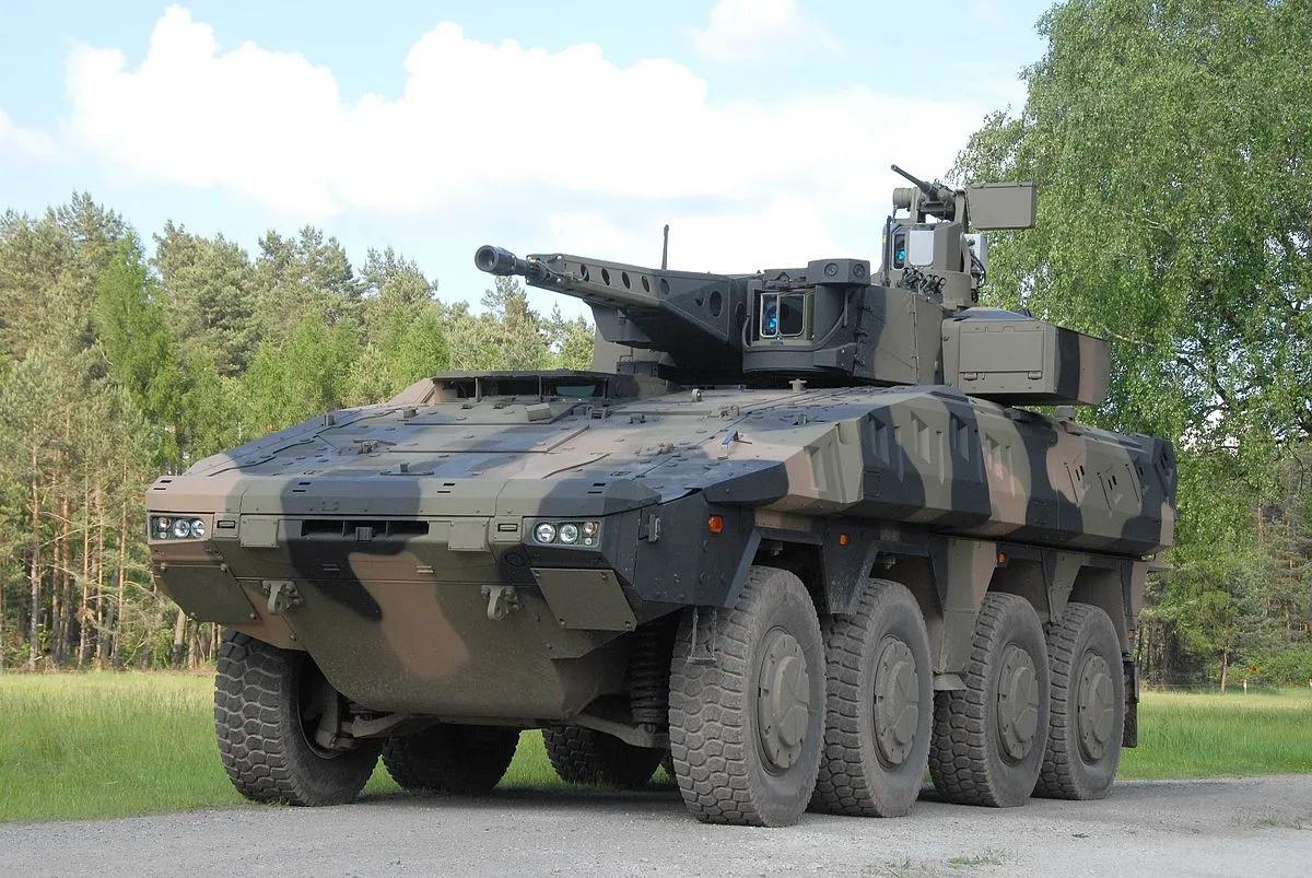 Five infantry fighting vehicles from different countries in the world ...