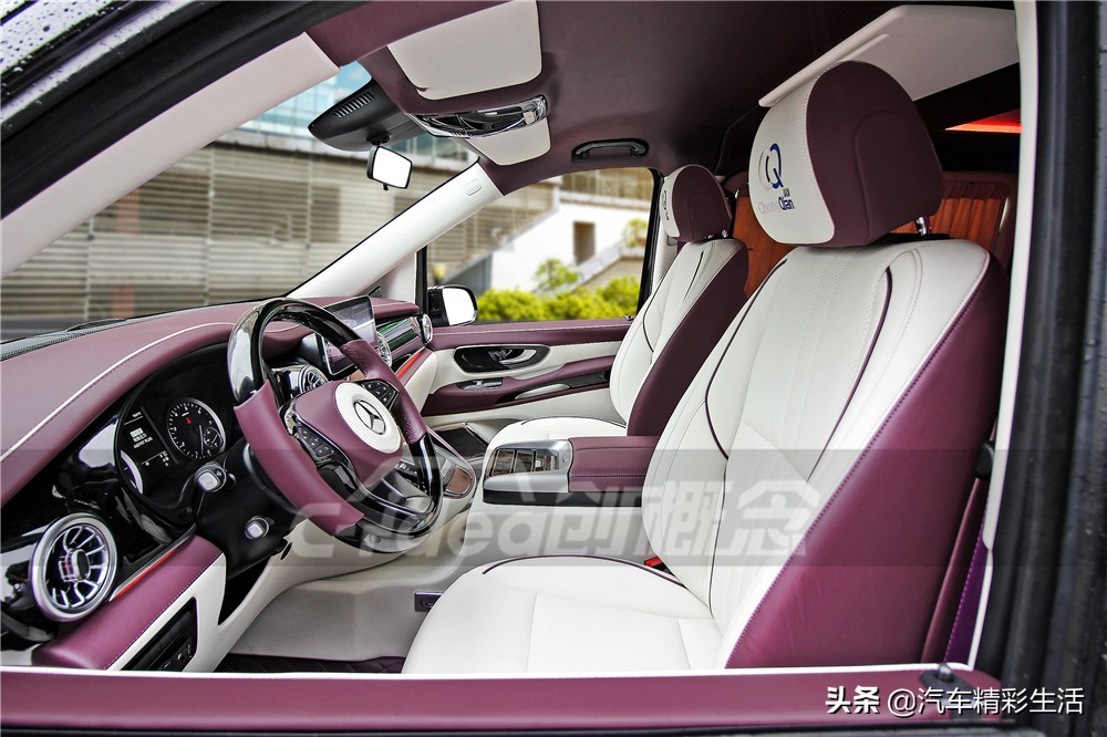 Modified the seven-seater interior of the Mercedes-Benz Vito, upgraded ...
