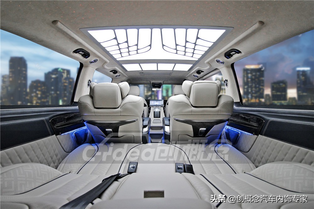 Mercedes-Benz Vito business interior upgrade, luxurious mahogany inlay ...