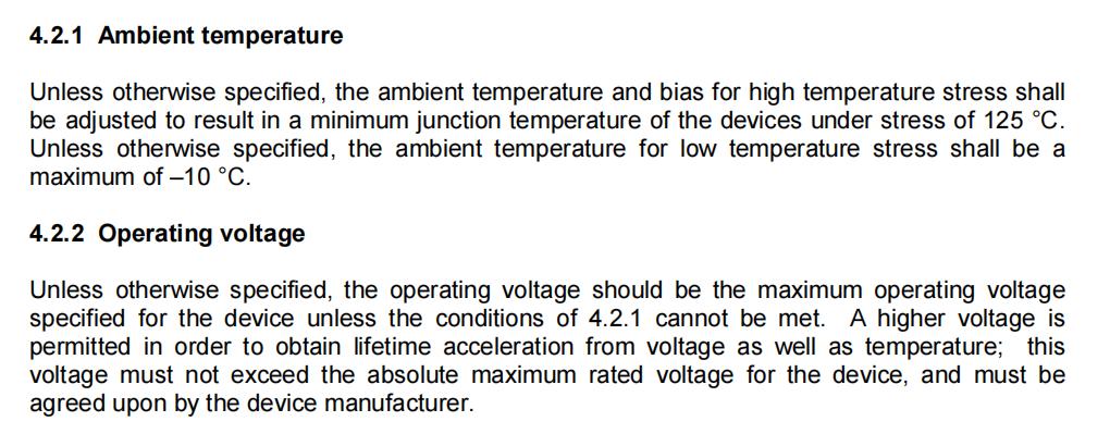 Chip test column—HTOL, uHAST, BHAST - iMedia