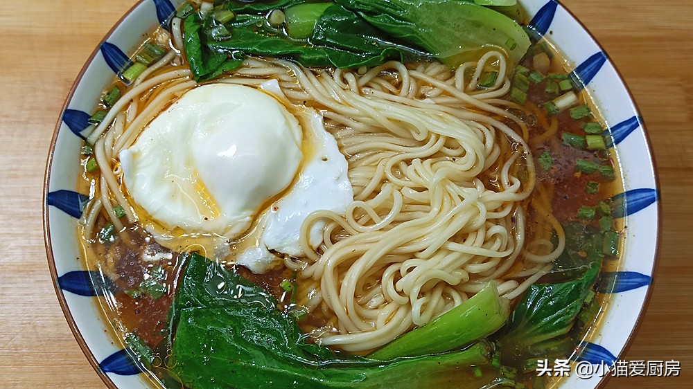 In winter, the noodles are delicious in this way, and the taste is ...