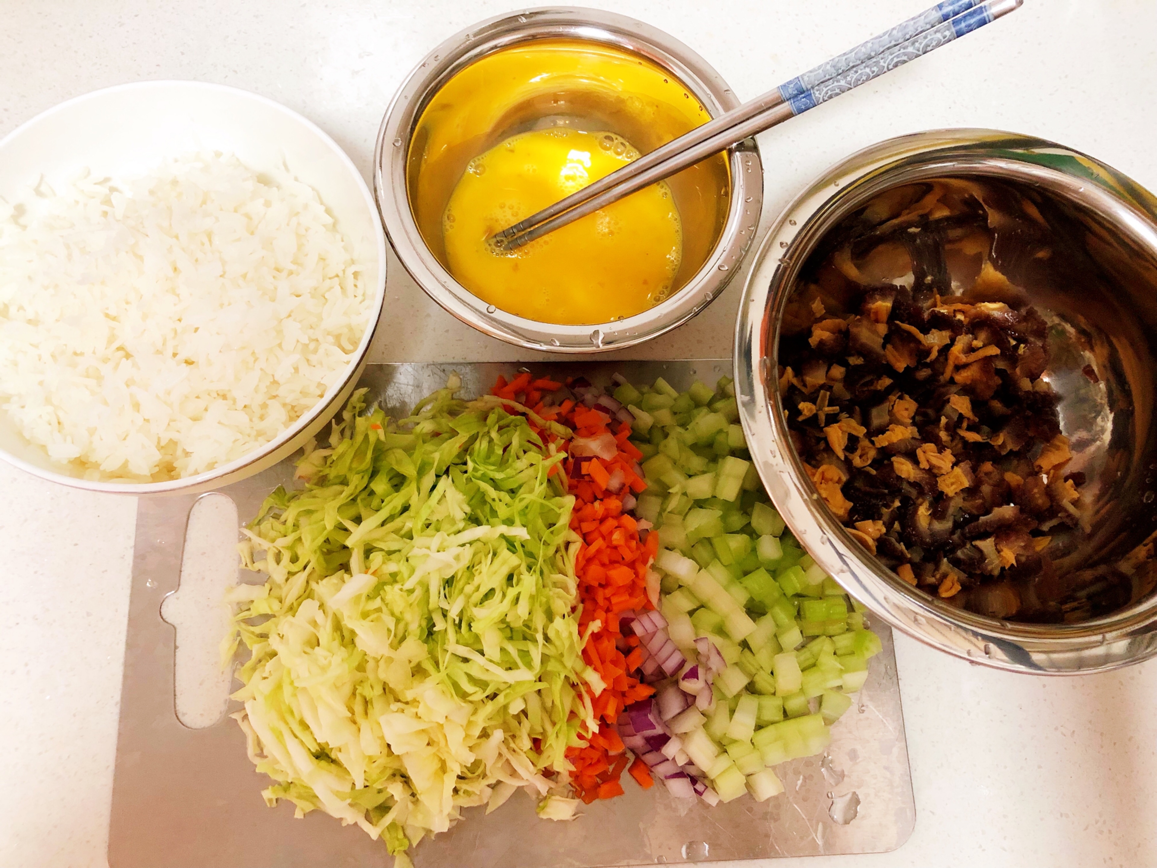 Sea cucumber fried rice with sea cucumber, balanced nutrition, strong ...